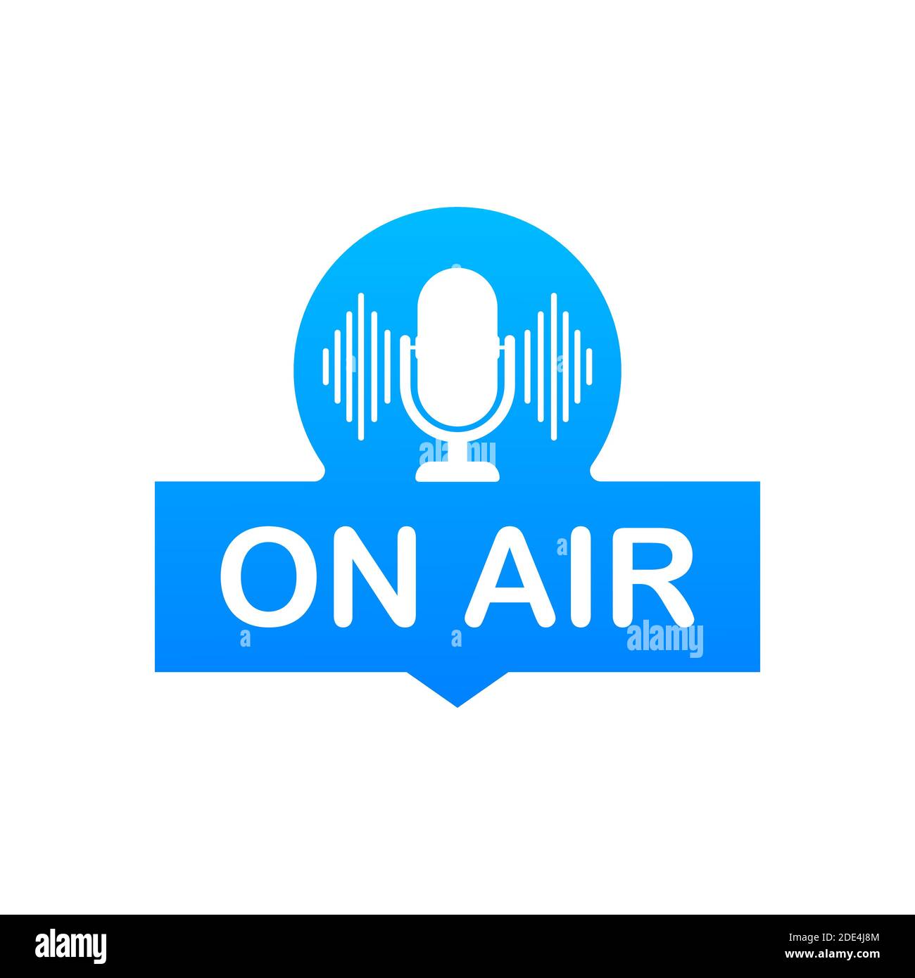 Live talk element broadcasting Cut Out Stock Images & Pictures - Alamy