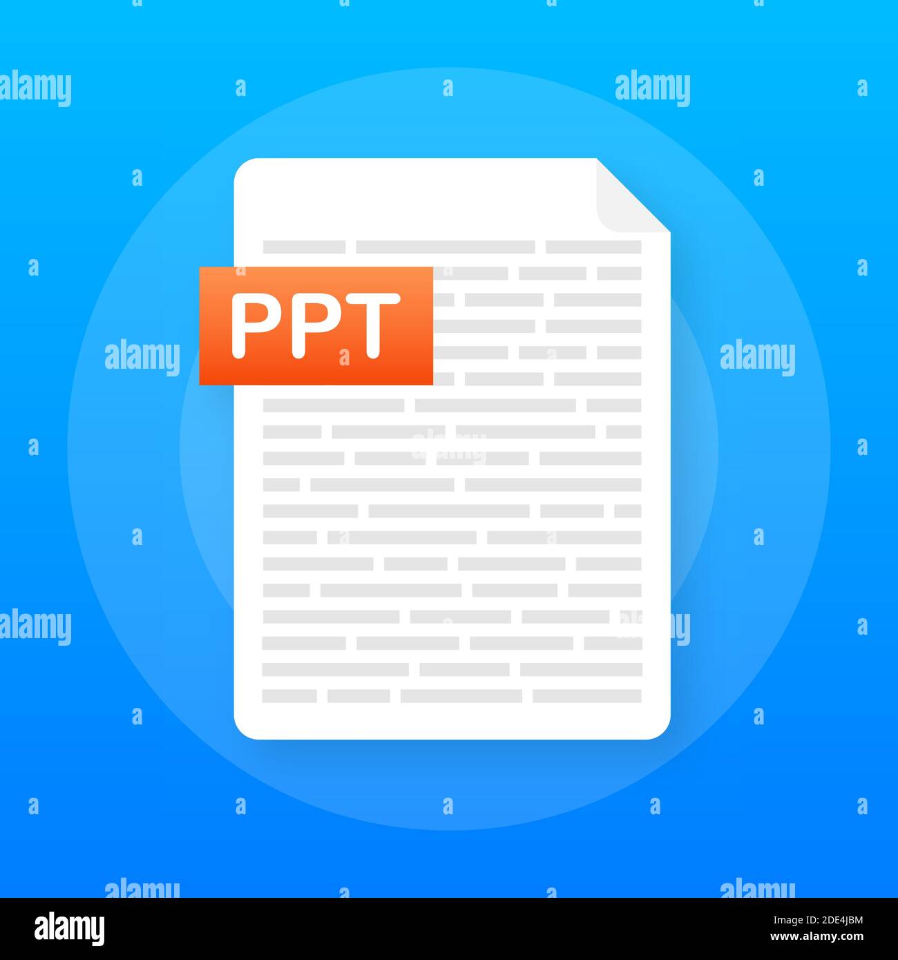 Download PPT button. Downloading document concept. File with PPT label ...