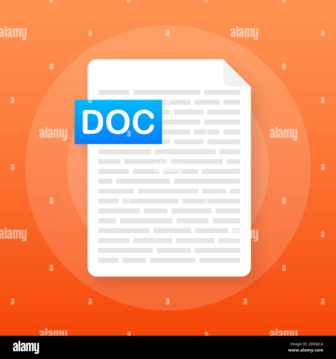Download DOC button. Downloading document concept. File with DOC label ...