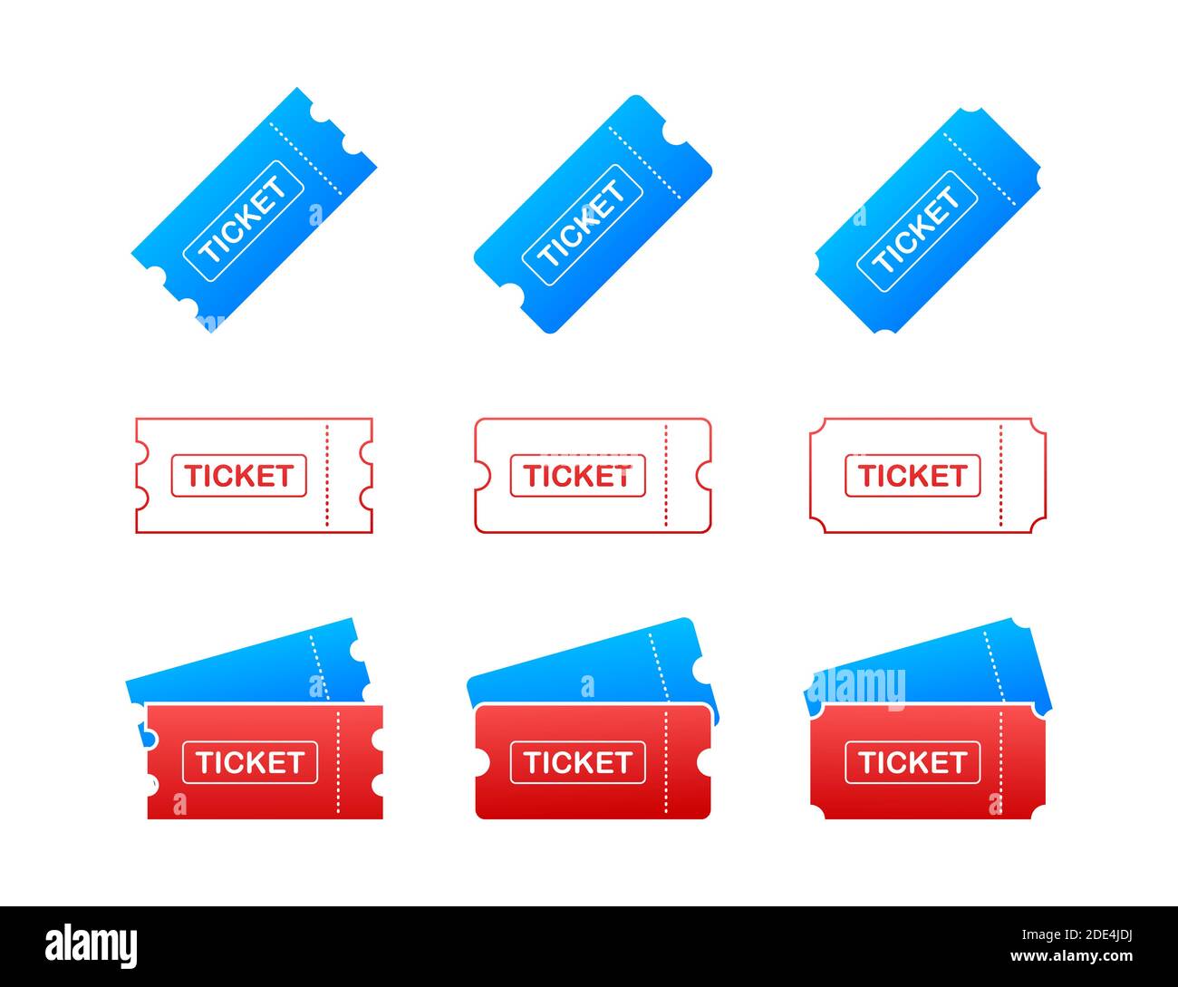 Yellow ticket vector on Stock Vector Images - Alamy