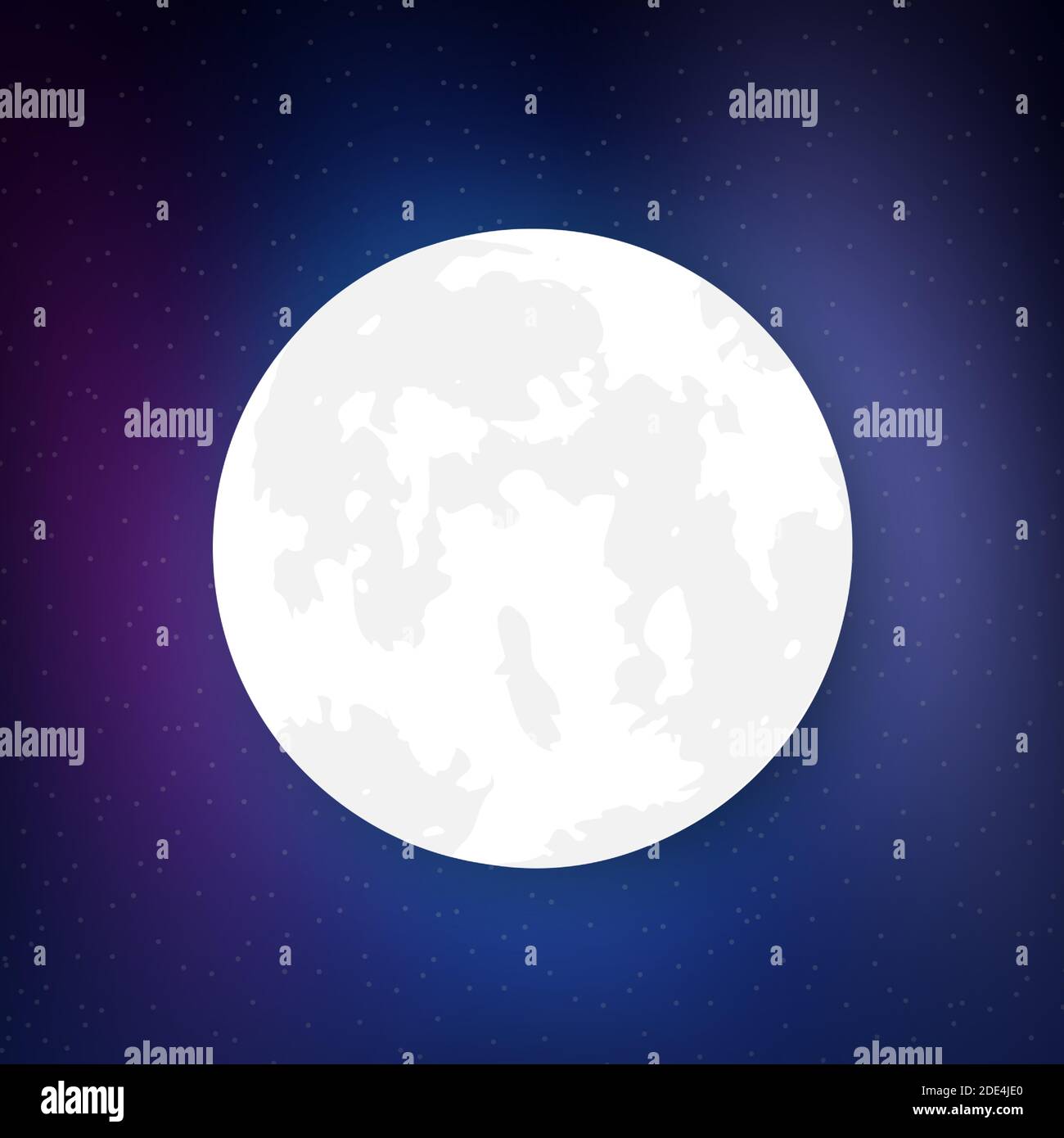 Realistic full moon star Stock Vector Images - Alamy