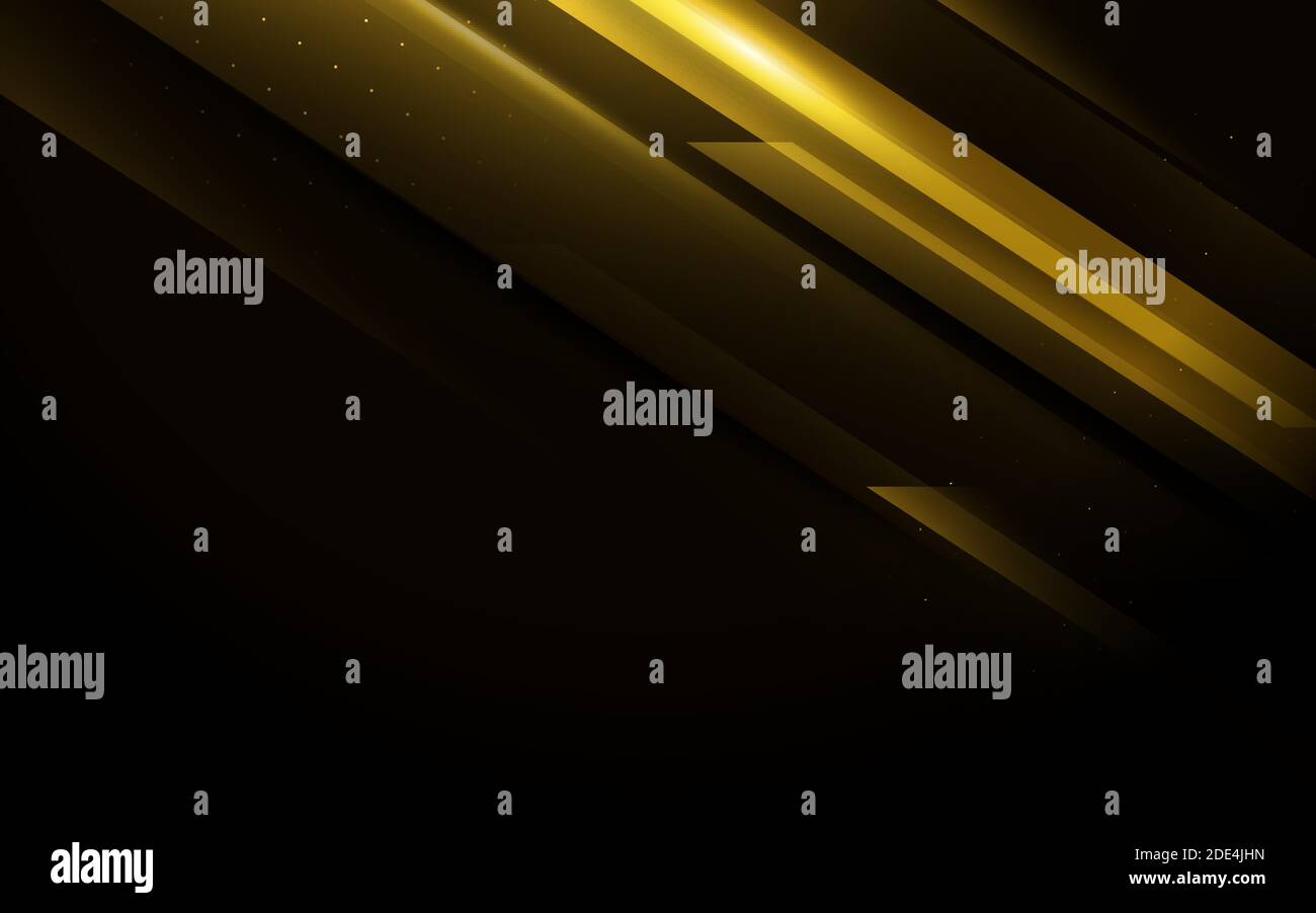 Gold abstract minimal geometric background. Abstract technology Hi-tech ...