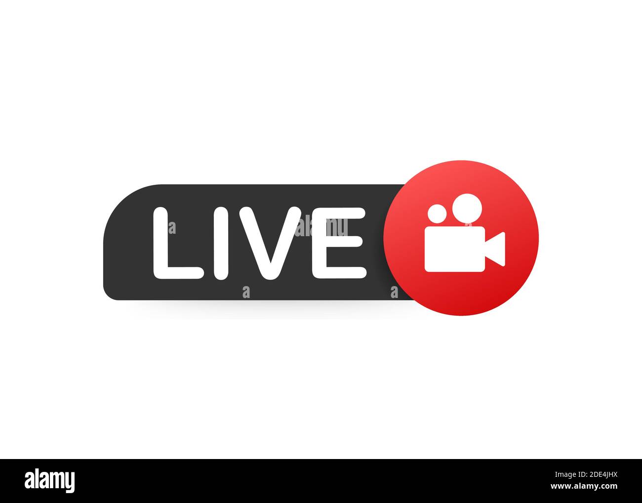 Live streaming logo. Business icon. Stream interface. Vector stock ...