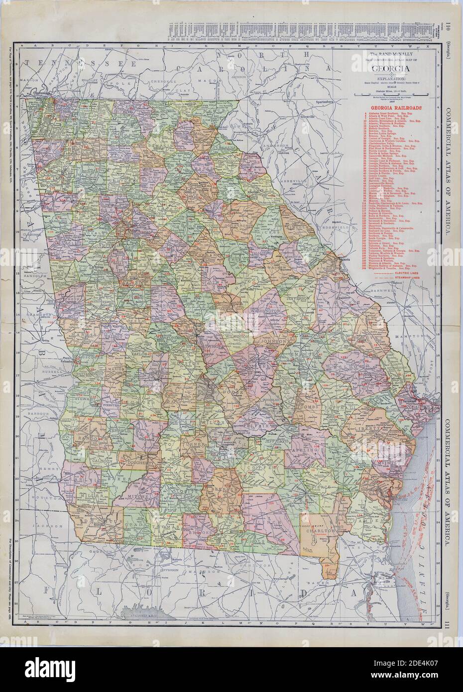 Antique georgia map hi-res stock photography and images - Alamy