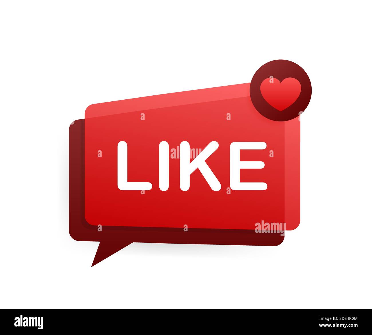 Like. Thumb up symbol, finger up. Vector stock illustration Stock ...