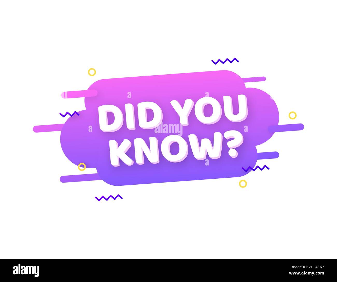 Did You Know Label. Web design. Vector stock illustration Stock Vector ... Did You Know Label. Web design. Vector stock illustration Stock Vector ...