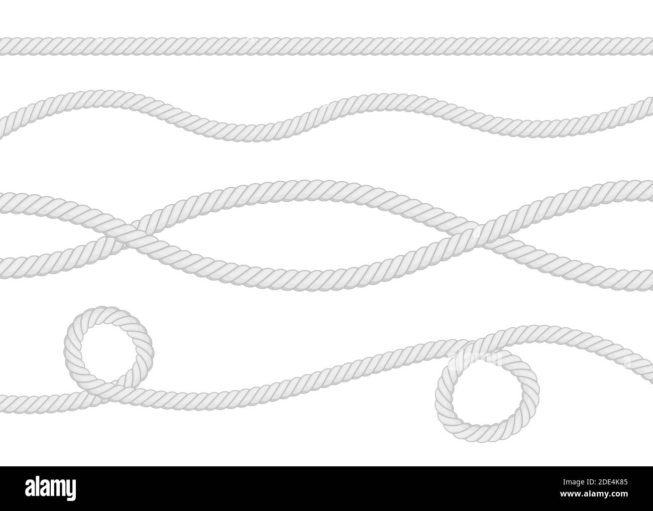 Fiber ropes Black and White Stock Photos & Images - Alamy