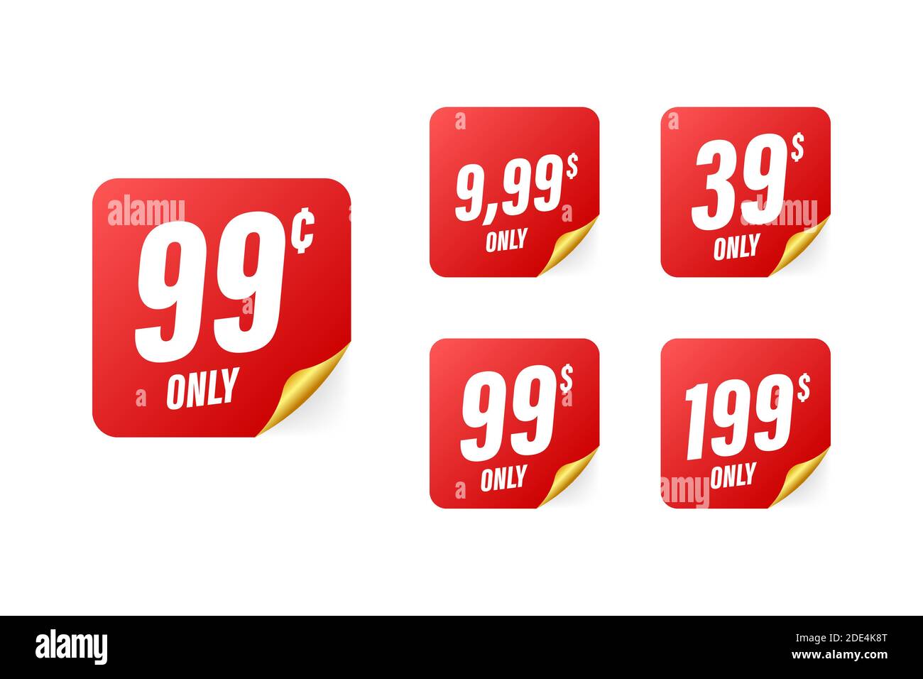 99 cent sign Stock Vector Images - Alamy