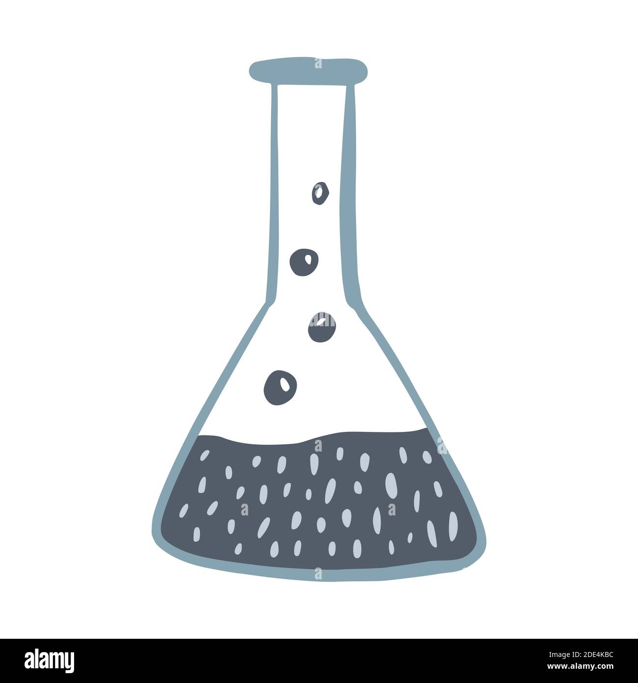 Conical flask in laboratory Cut Out Stock Images & Pictures - Alamy