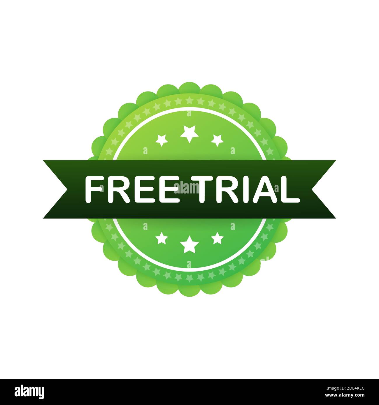 Free trial. Product advertising. Web design. Symbol, sign. Vector stock ...