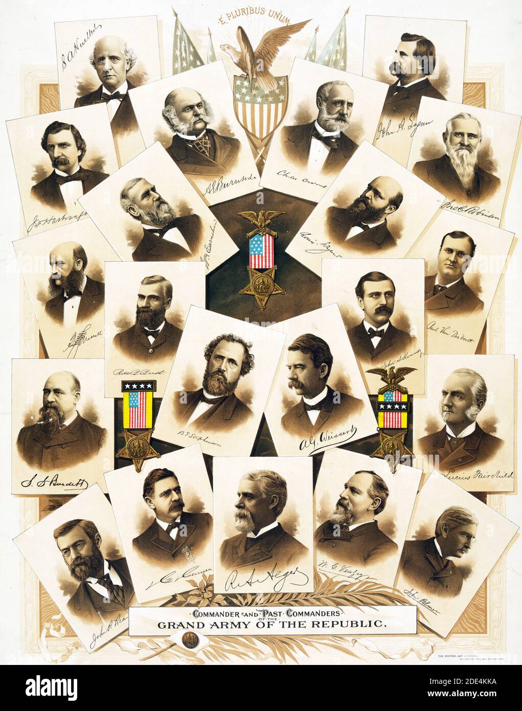 U s generals 19th century hi-res stock photography and images - Alamy