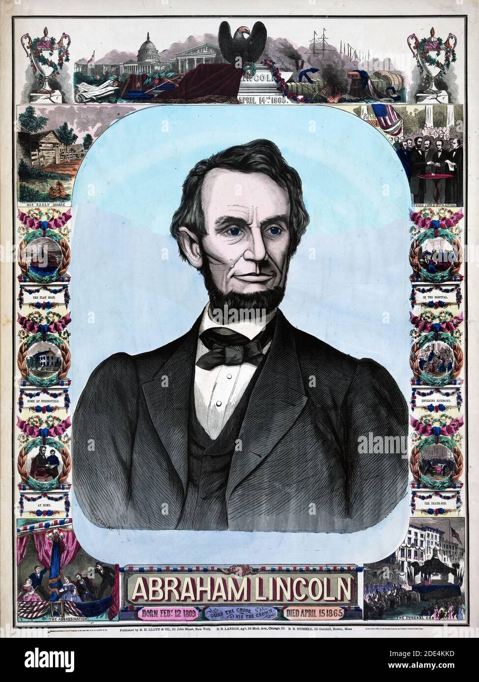 Abraham Lincoln print Stock Photo - Alamy