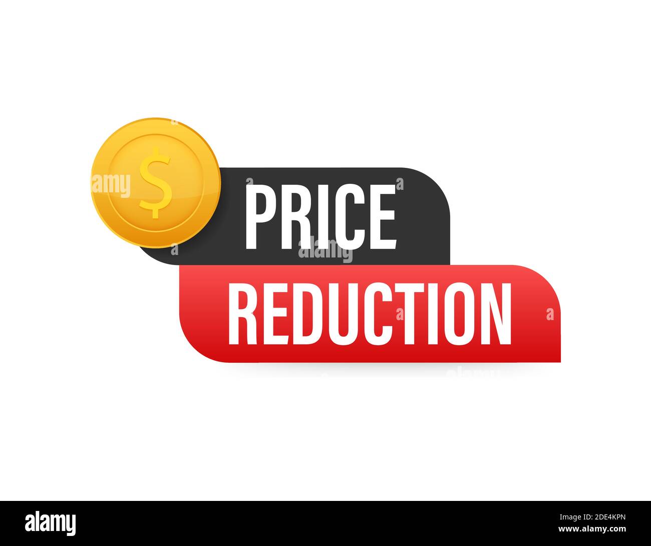 Price reduction banner template design. Sale special offer. Vector ...