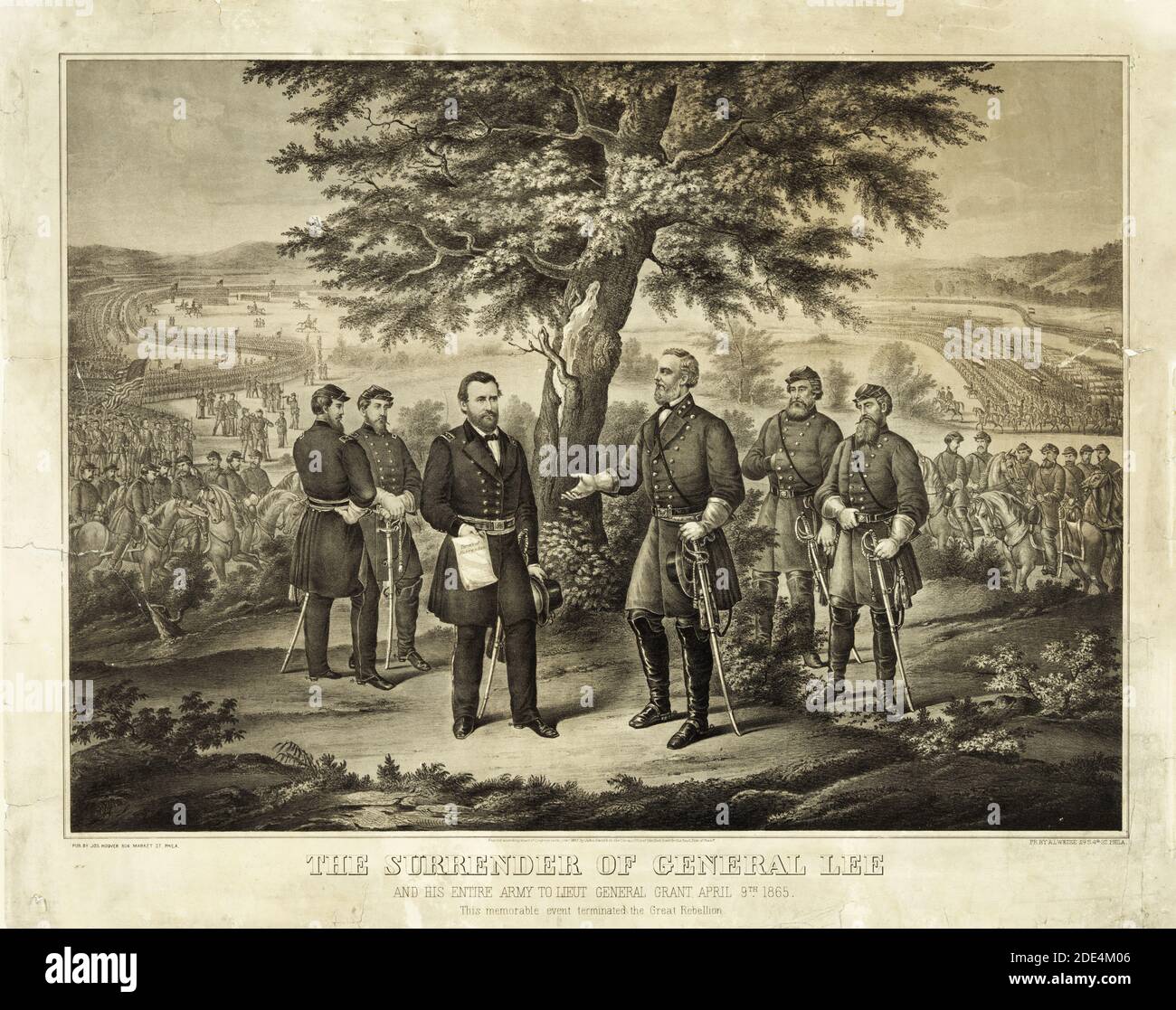 The surrender of General Lee and his entire Army to Lieut. General ...