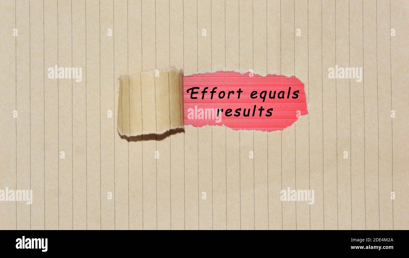 Motivational quote written on brown torn paper - Motivational concept ...