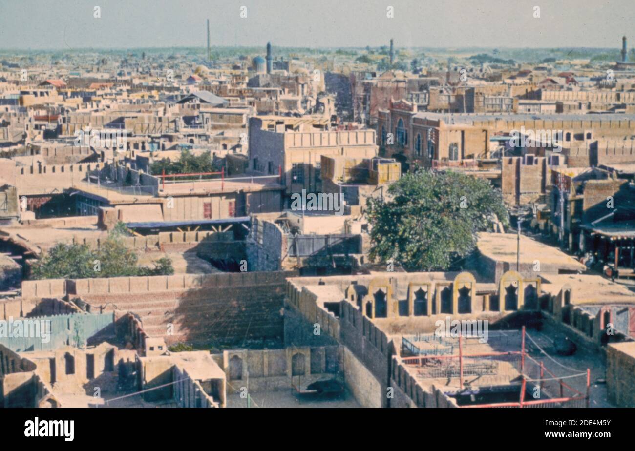 Iraq (Babylonia). Baghdad from the Haidar Khana Mosque ca. 1950-1977 ...