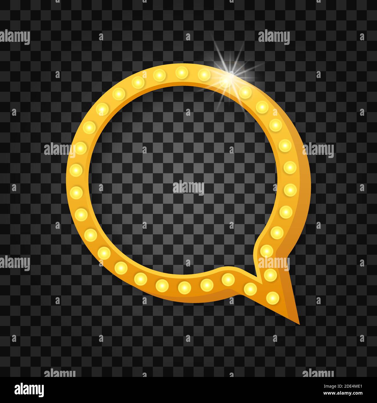 Retro lightbox billboard vintage frame. Lightbox with customizable ...