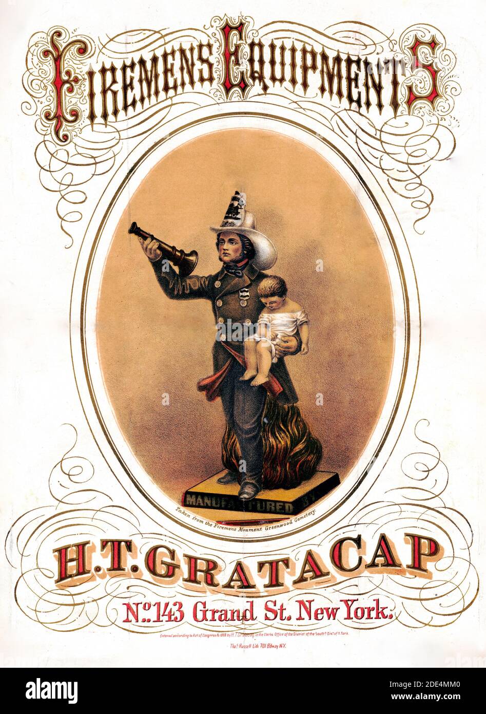 Fireman drawing 1800s hi-res stock photography and images - Alamy