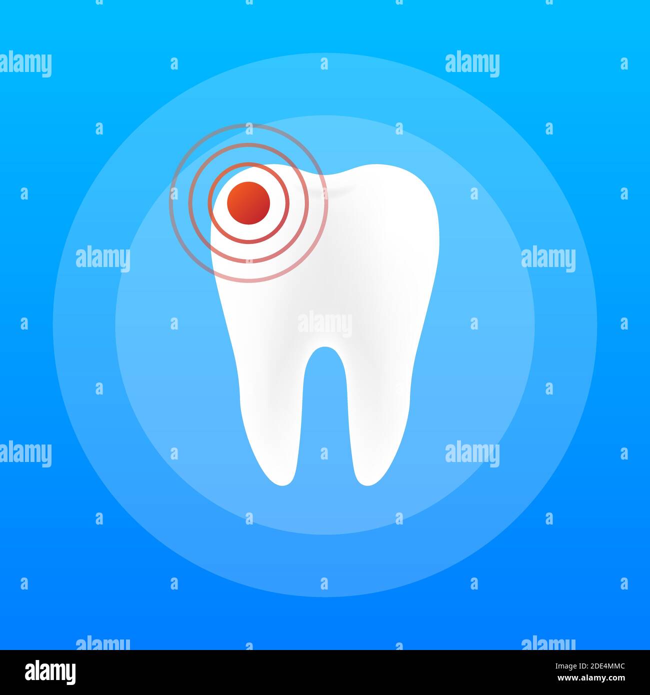 Toothache icon, bad tooth. Vector stock illustration Stock Vector Image ...