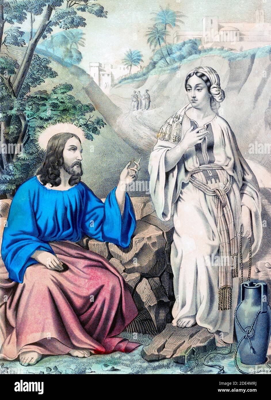 Christ and the woman of Samaria at Jacob's Well: Jesus Christ S ...