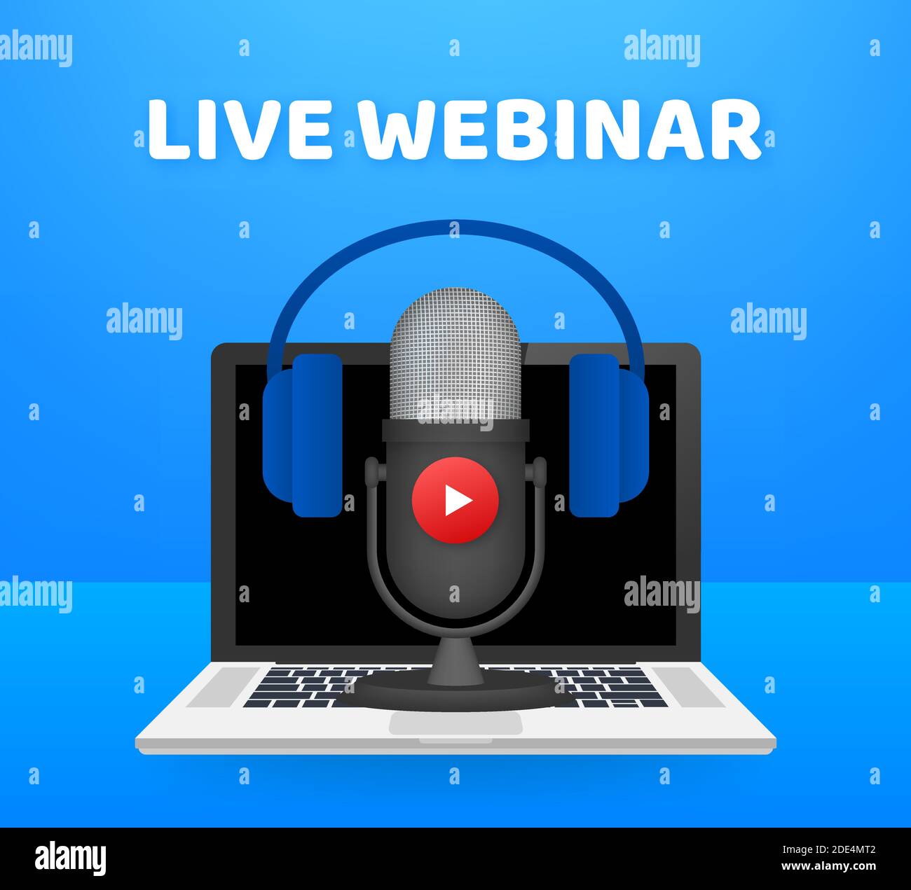 Live webinar word Stock Vector Images - Alamy