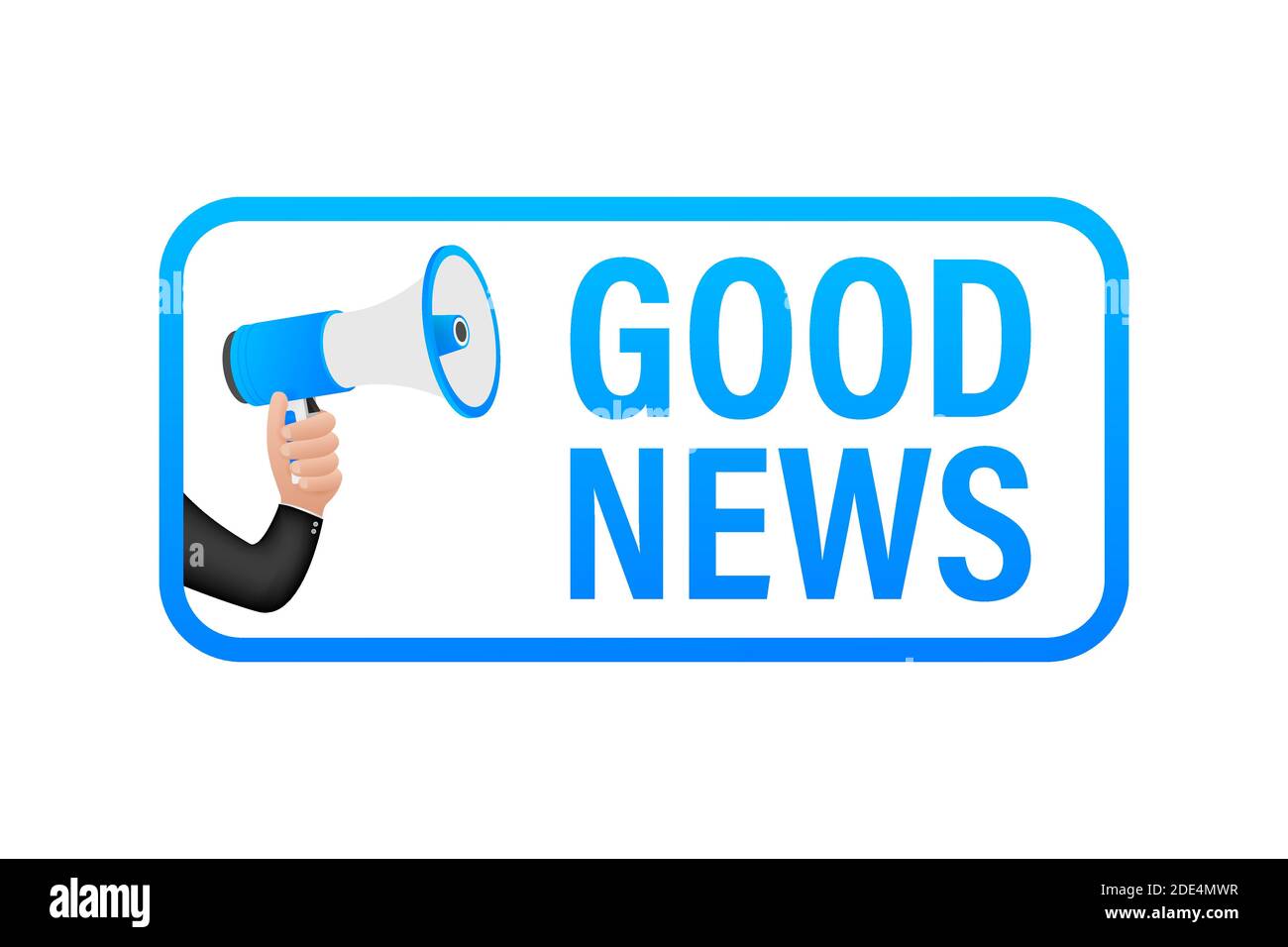 Hand holding the word of good Stock Vector Images - Alamy