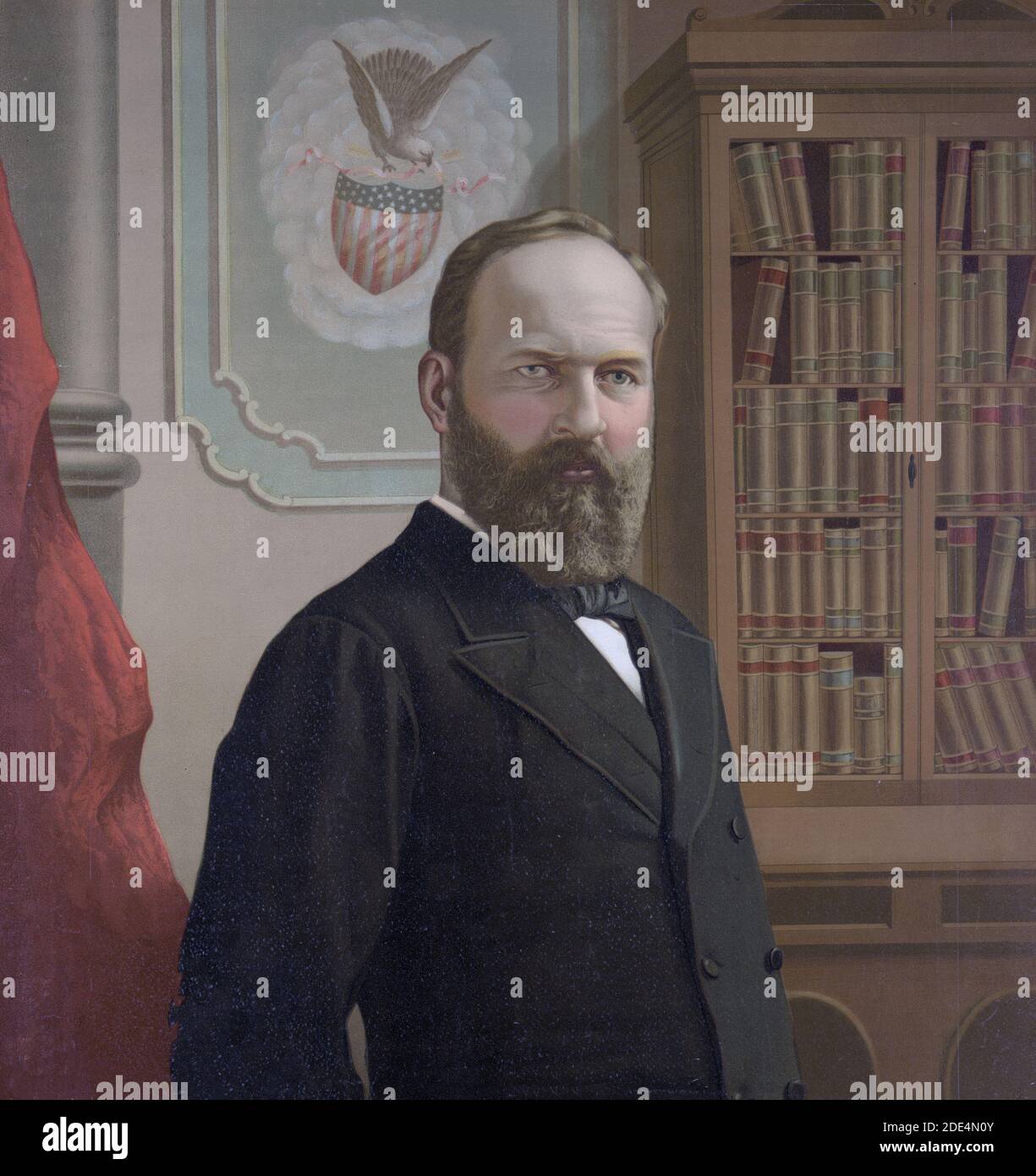 The late president James A. Garfield ca. 1881 Stock Photo - Alamy