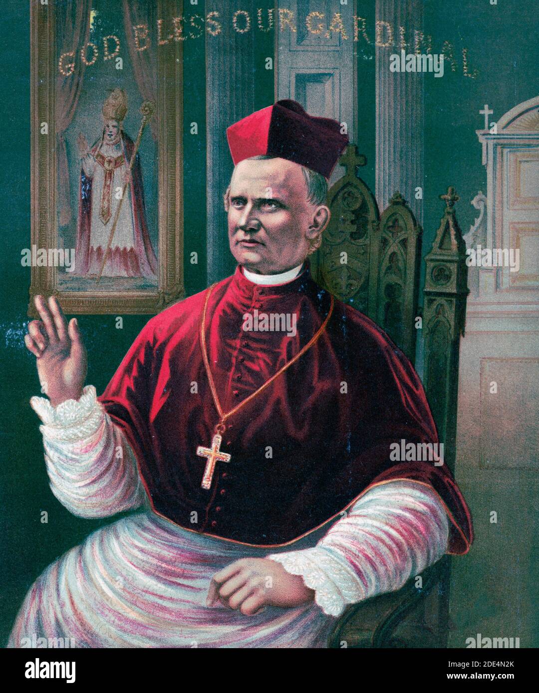 His Eminence Cardinal John McCloskey ca. 1875 Stock Photo - Alamy