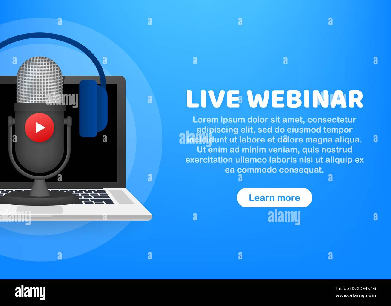 Live webinar word Stock Vector Images - Alamy