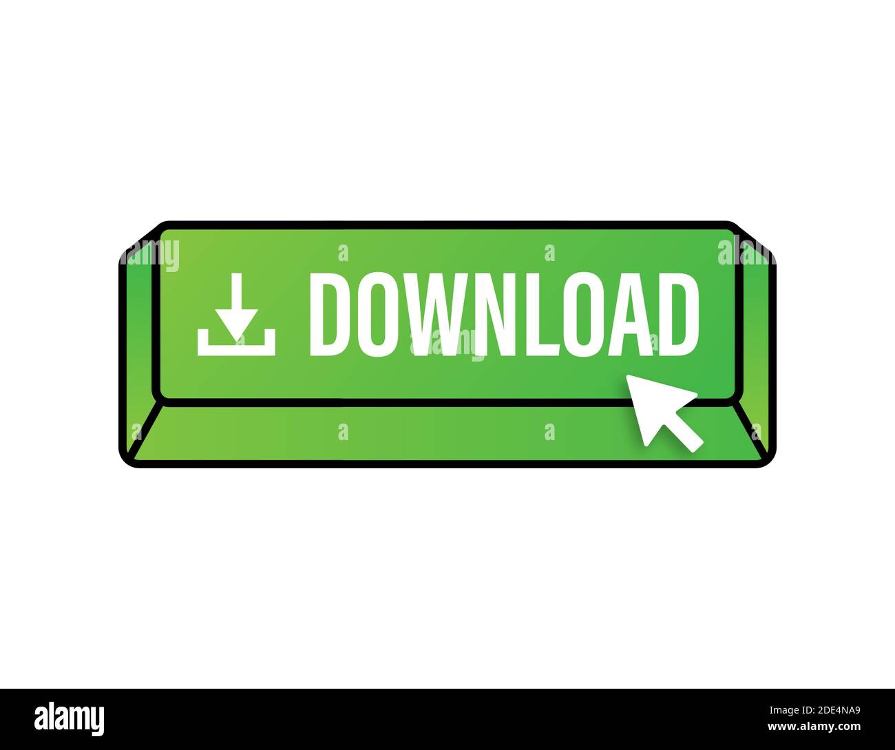 Download file icon. Document downloading concept. Trendy flat design ...
