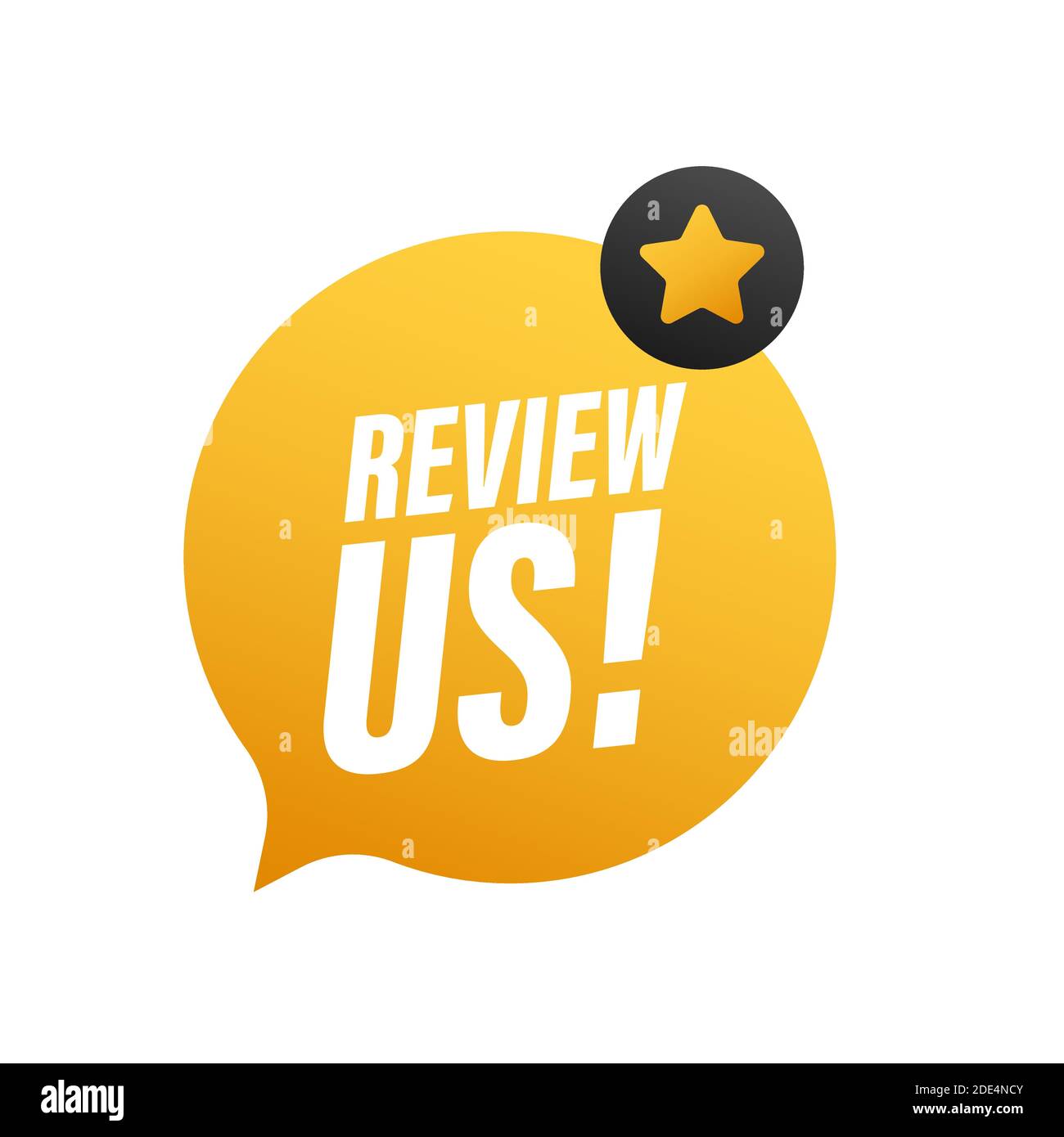 Review us. User rating concept. Review and rate us stars. Business ...