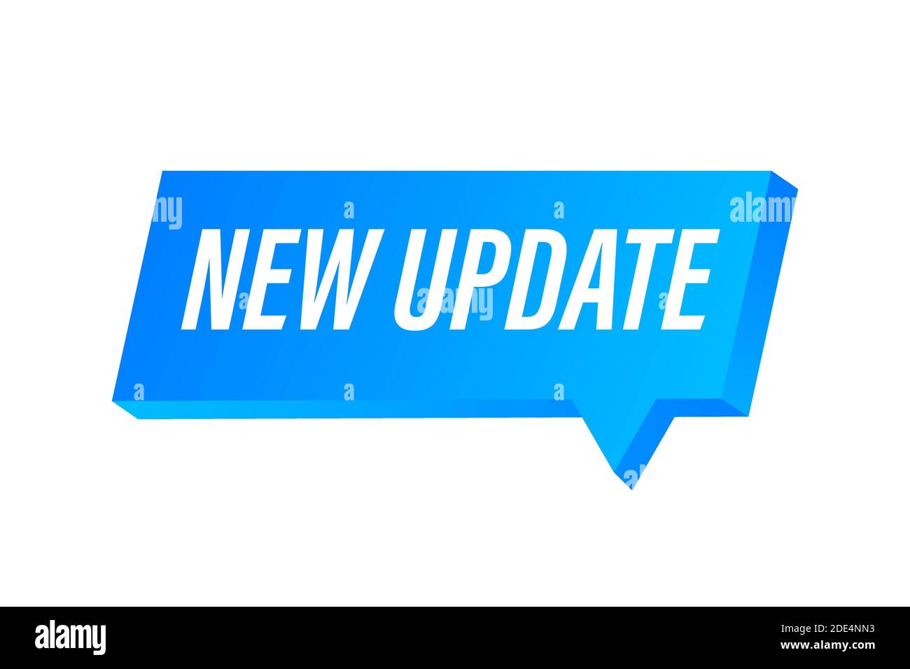 New update banner template hi-res stock photography and images - Alamy