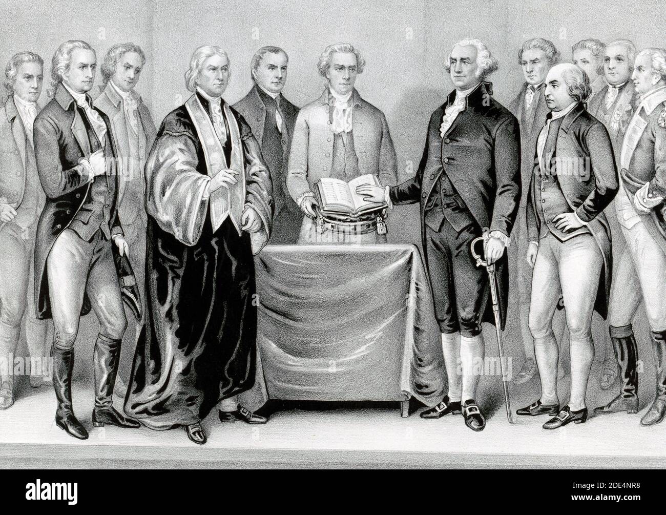 George washington inaguration hi-res stock photography and images - Alamy
