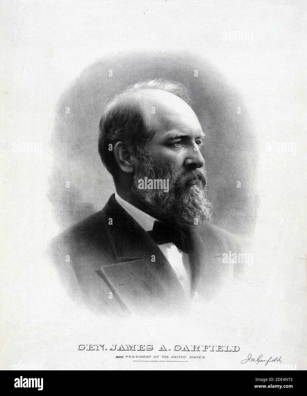 James a garfield illustration hi-res stock photography and images - Alamy