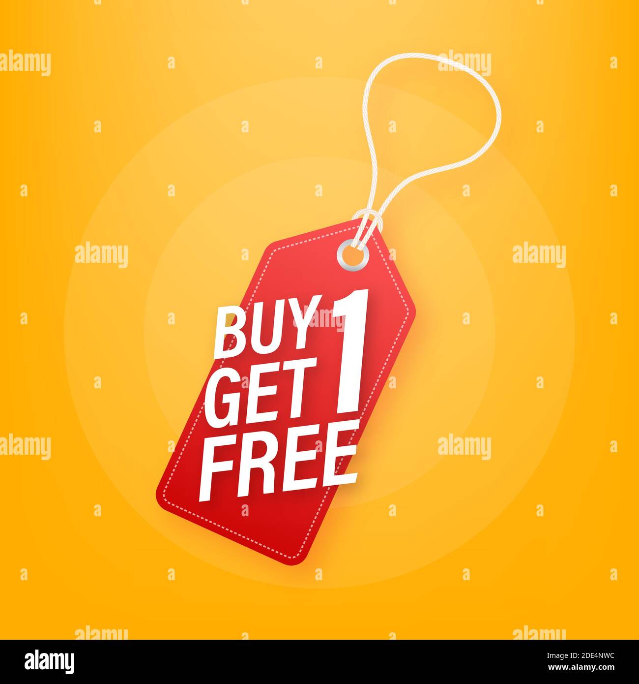 Buy 1 Get 1 Free, sale tag, banner design template. Vector stock illustration Stock Vector Image ...