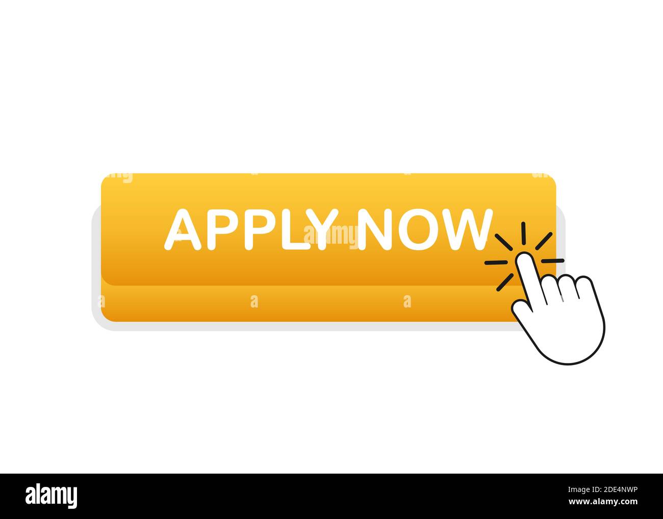Apply now. Web banner. Arrow, cursor icon. Arrow vector icon. Hand ...