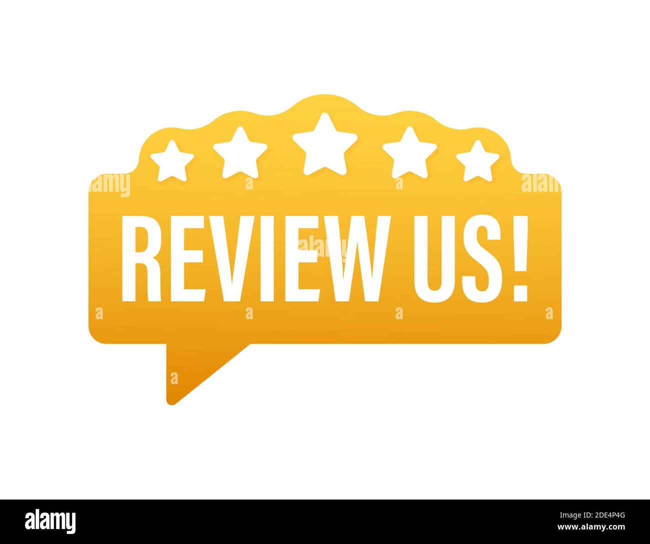 Review us. User rating concept. Review and rate us stars. Business ...