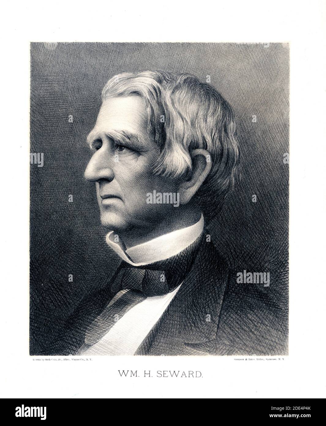 William h seward portrait hi-res stock photography and images - Alamy