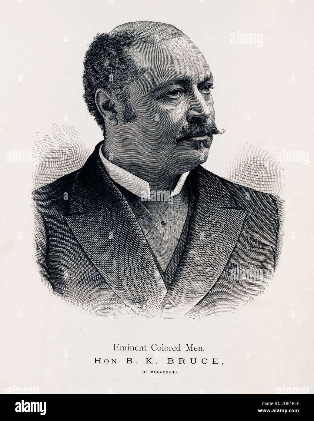 Senator Blance Bruce, Reconstruction Republican senator of Mississippi ...