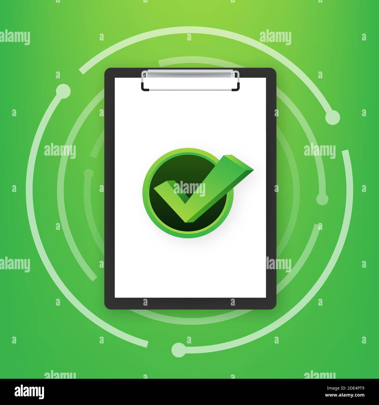 Documents icon. Stack of paper sheets. Confirmed or approved document ...