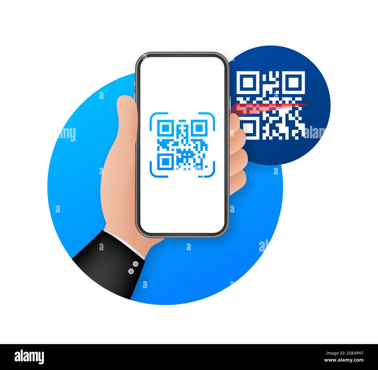 Qr Code For Smartphone Inscription Scan Me With Smartphone Icon Qr Code For Payment Vector