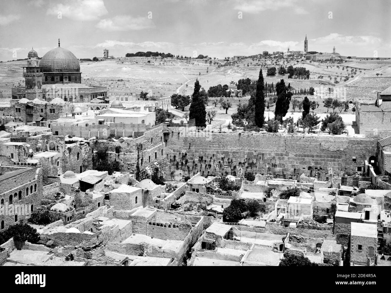 Middle East History - Temple area Mosque of Omar [i.e. Dome of the Rock ...