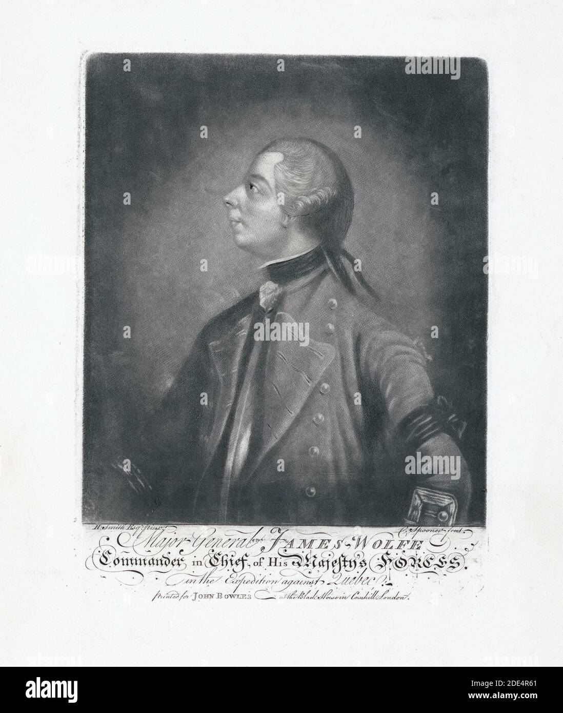 Major General James Wolfe, commander in chief of his majesty's forces ...