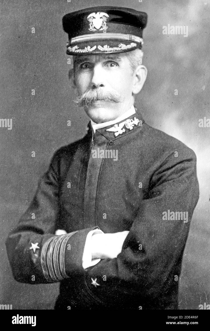 Rear Admiral Richard Wainwright (17 December 1849 – 6 March 1926) an ...