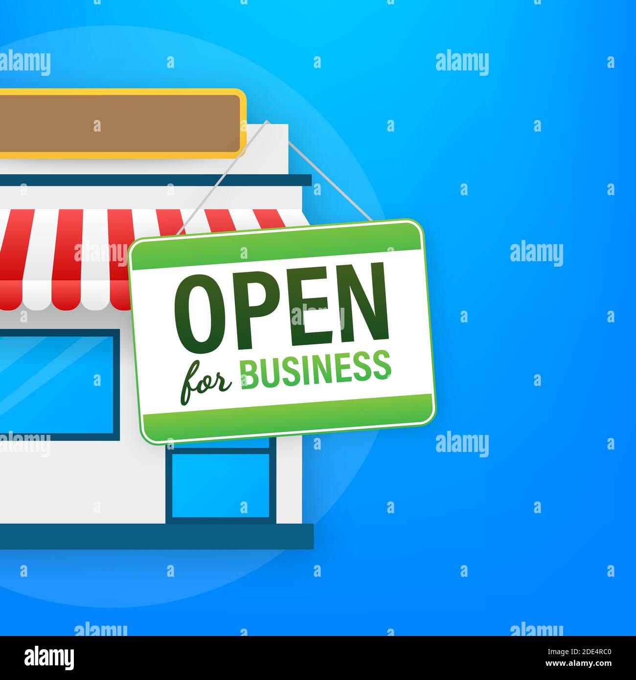Open as usual sign Stock Vector Images - Alamy