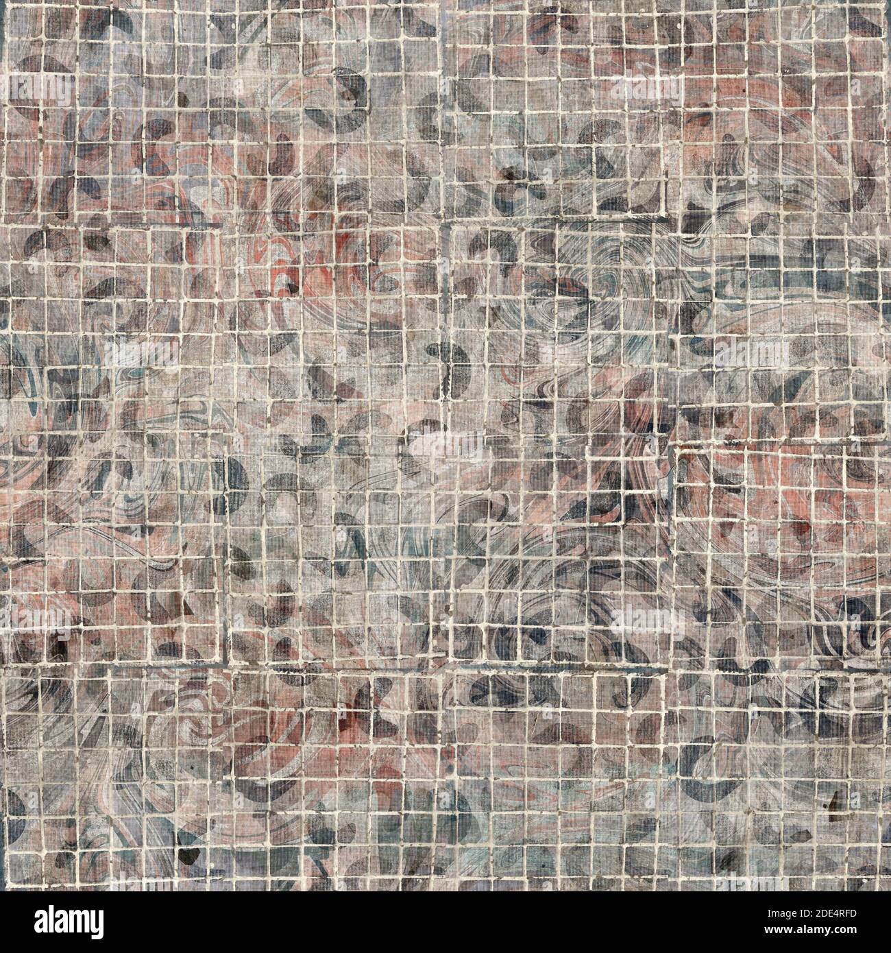 Chic formal grungy geo texture seamless pattern Stock Photo - Alamy