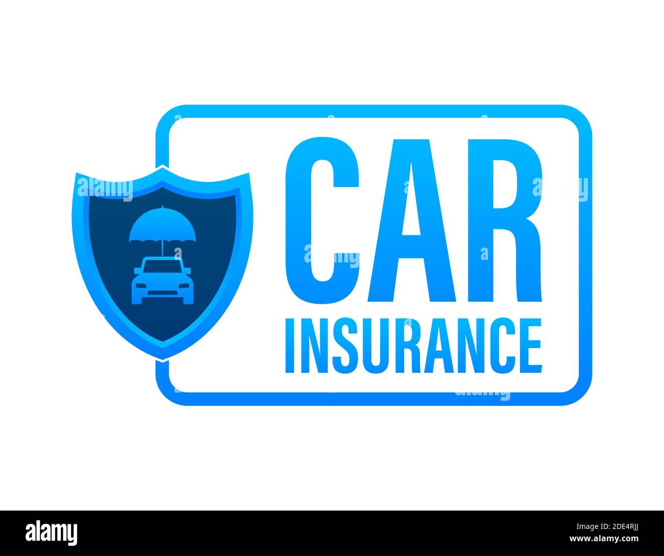 Insurance contract document. Shield icon. Protection. Vector stock ...