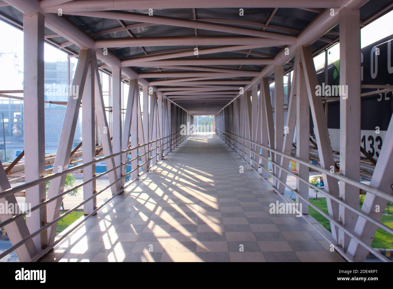 A picture of coridor with selective focus Stock Photo - Alamy