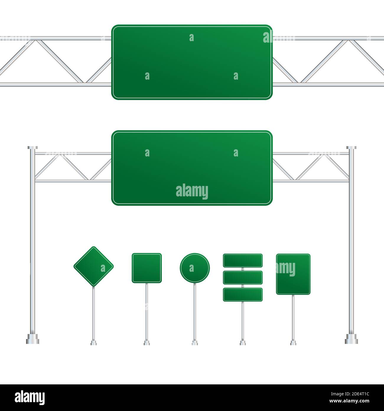 Empty billboard on sky background Stock Vector Images - Alamy