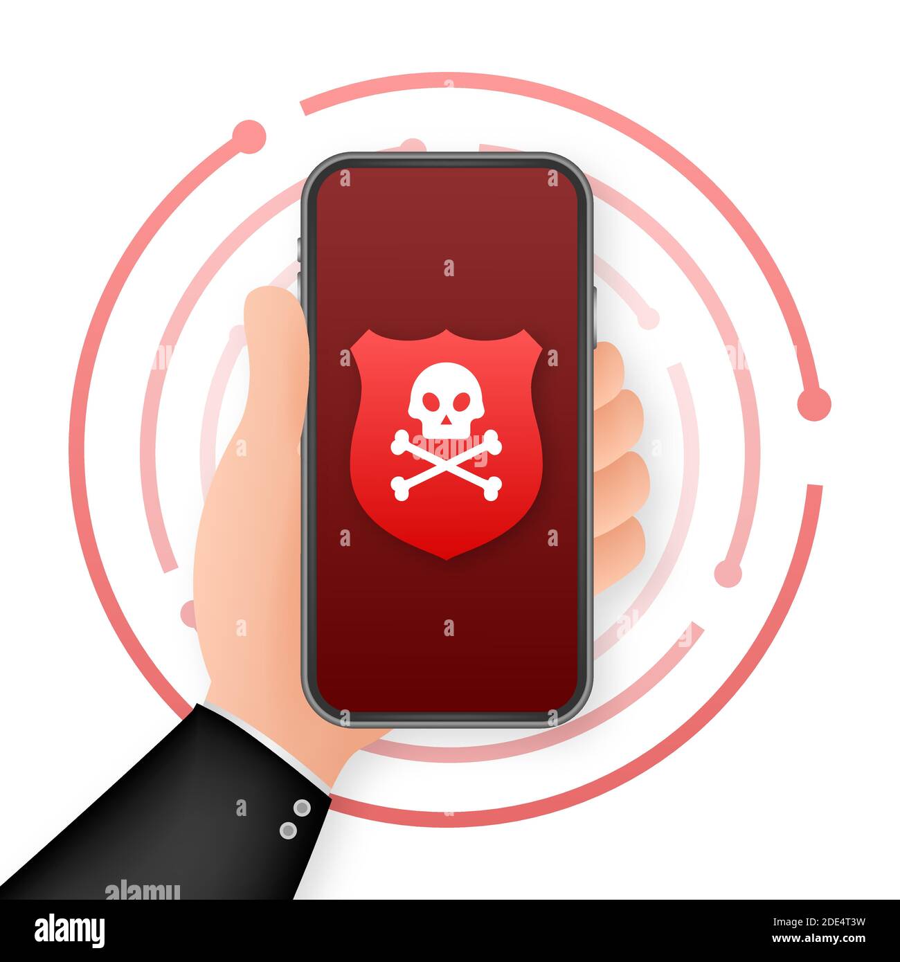 Cyber attack. Data Phishing with fishing hook, laptop, internet ...